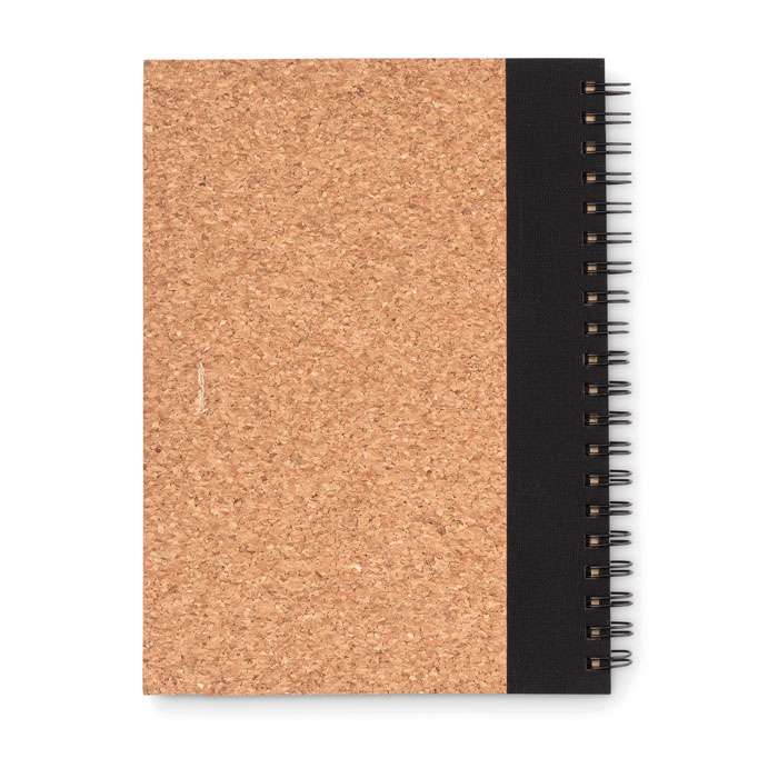 Recycled notebook with cork cover | Tara Slevin Group - Promotional
